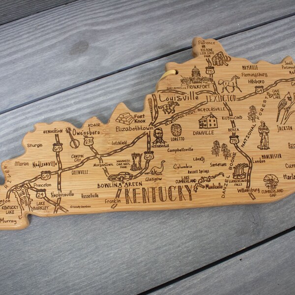 Kentucky State Shape - Etsy