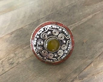 Himalayan Brass Ring - Etsy