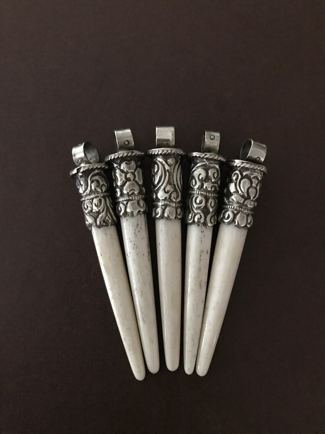 Listing for 1 Pendant Bone Tooth Pendant Handcrafted - Etsy