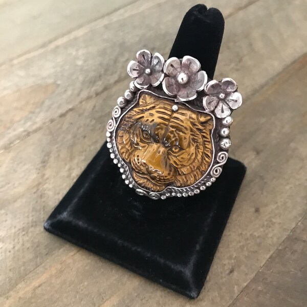 Tiger Ring - Etsy