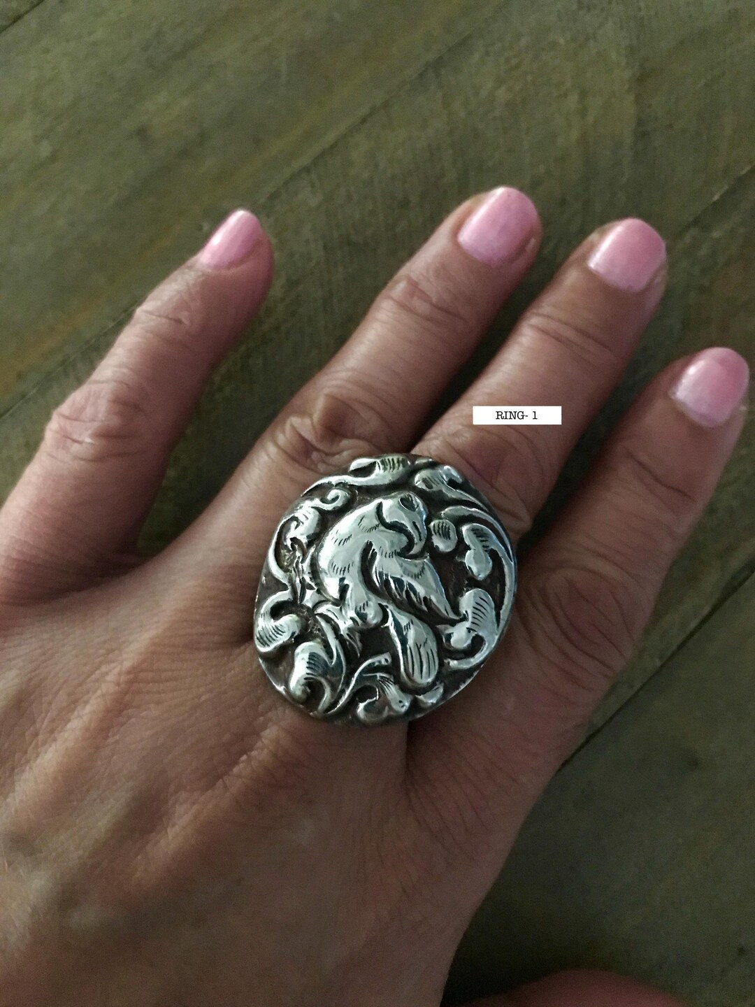 Animal Rings, Handcrafted, Nepalese, Tibetan Repousse Silver ...