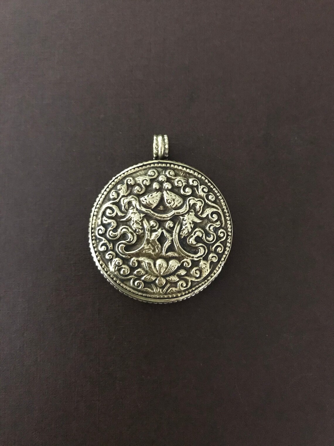 Brass Pendant Double Fish Auspicious Symbols Handcrafted | Etsy