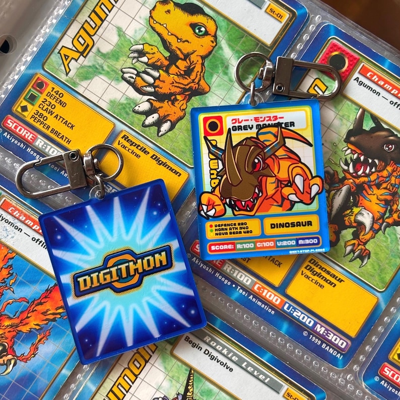 PREORDER TCG Style Keychain: Trading Card Game Key Charm - Etsy