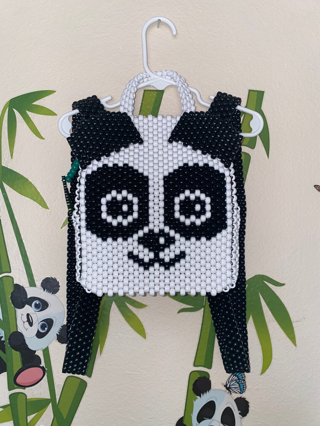 Panda Backpack - Etsy