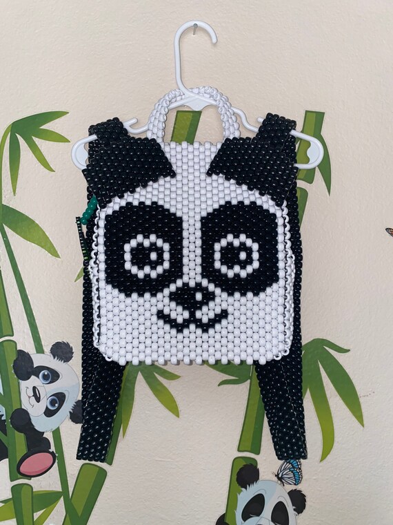 Panda Backpack - Etsy