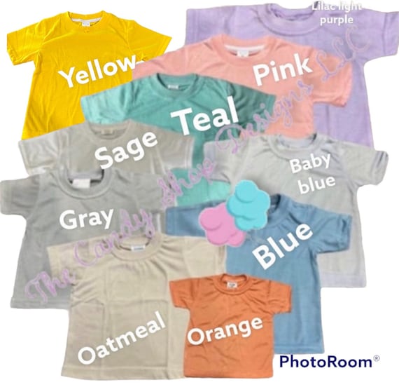 Toddler Blank Sublimation Shirts 100% Polyester Cotton Feel - Etsy