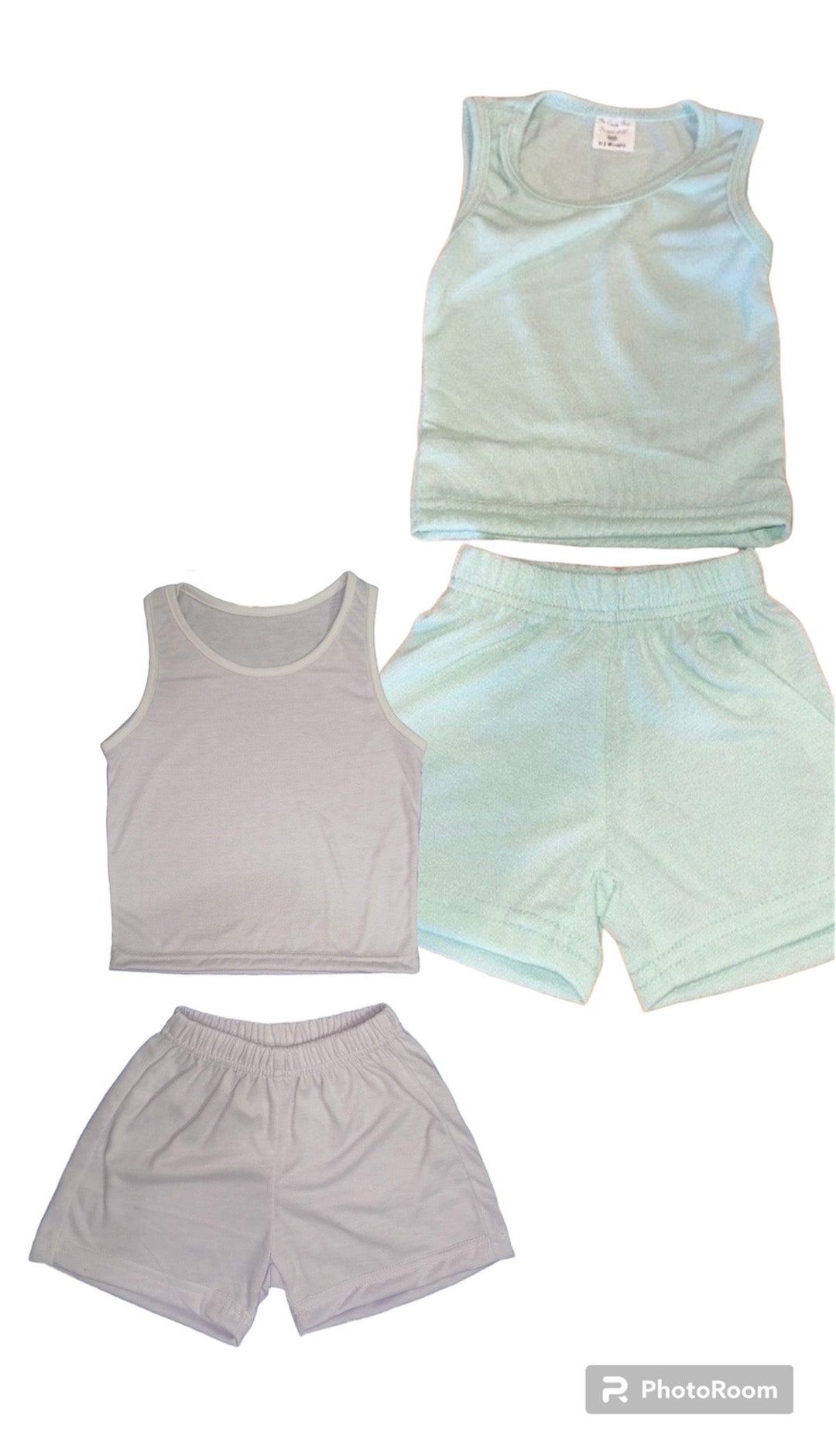 Baby Infant Tank Top Toddler Shorts Set Sublimation Blank Outfit - Etsy