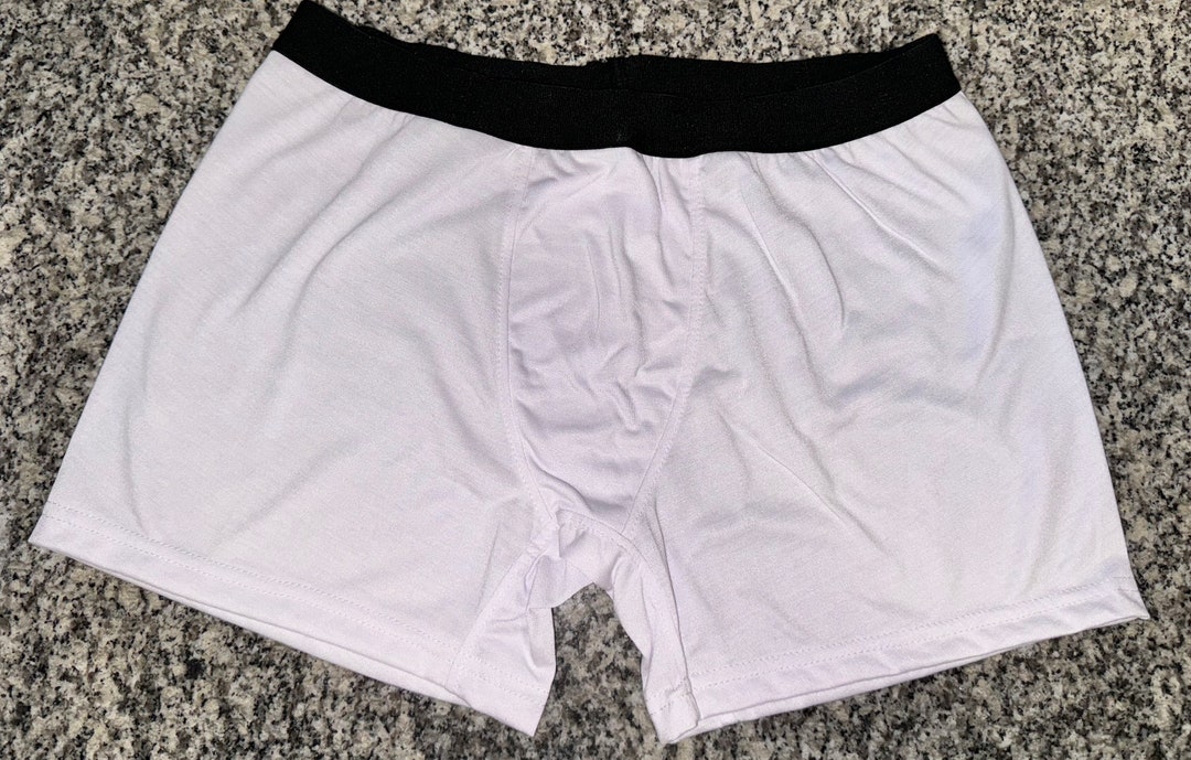 Men’s Boxer Cotton Feel Brief Sublimation Underwear Blank Father’s Day ...