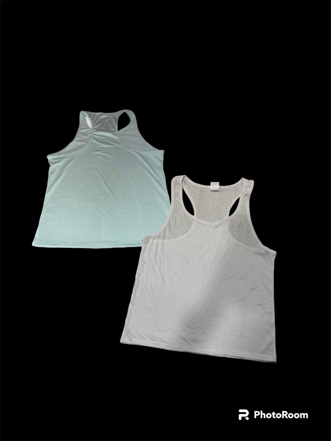Adult Tank Tops 100% Polyester Cotton Feel Racerback Shirt - Etsy