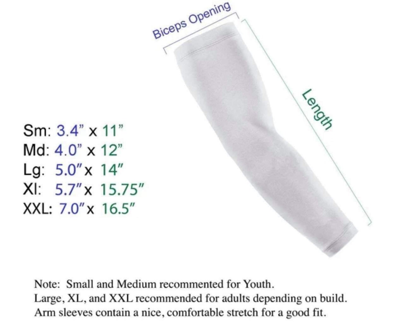 Pair of Sublimation Arm Sleeves 100% Polyester BRIGHT WHITE - Etsy