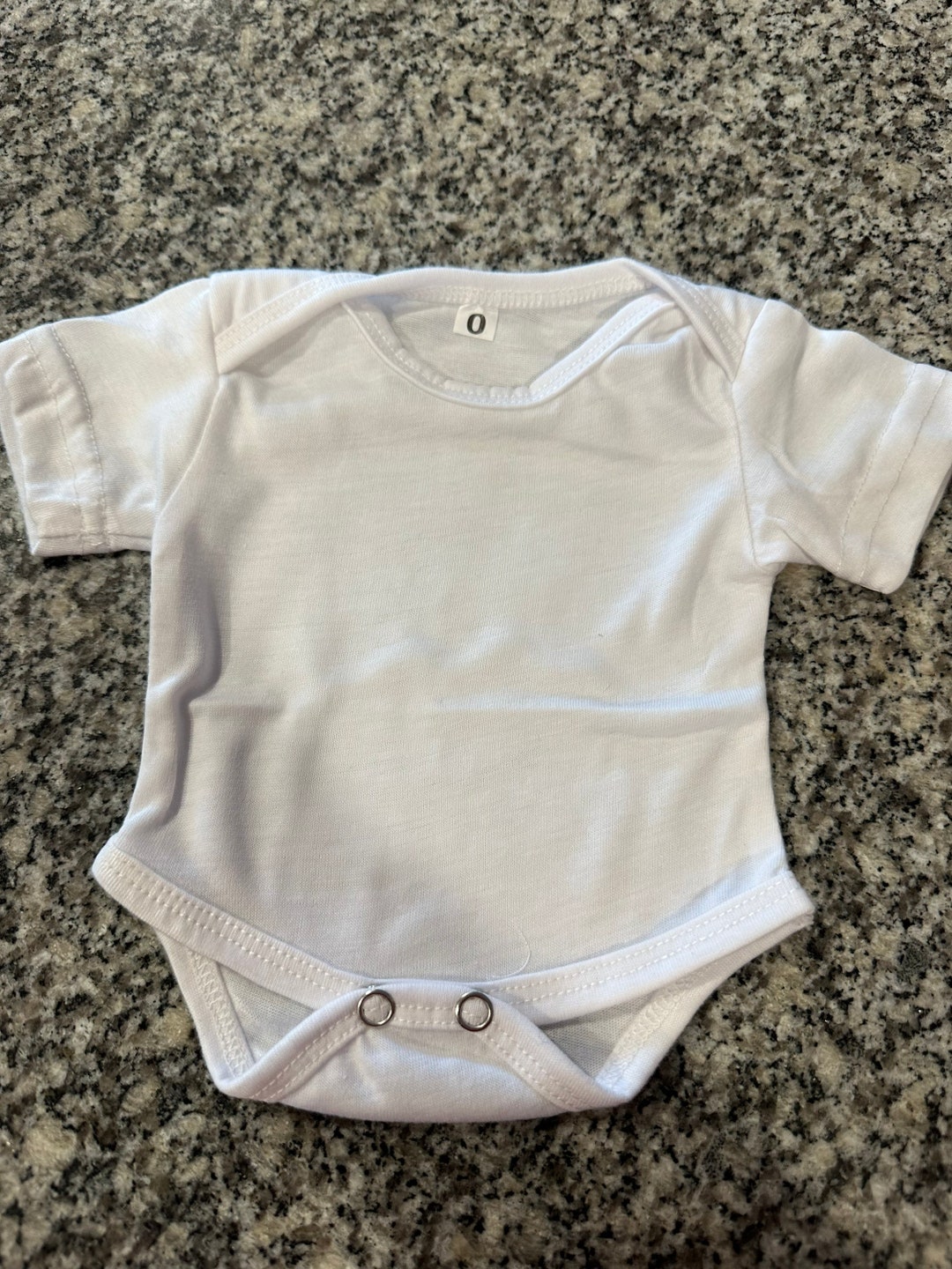 PREEMIE NEWBORN Baby Bodysuit Blank One Piece Sublimation 100% ...