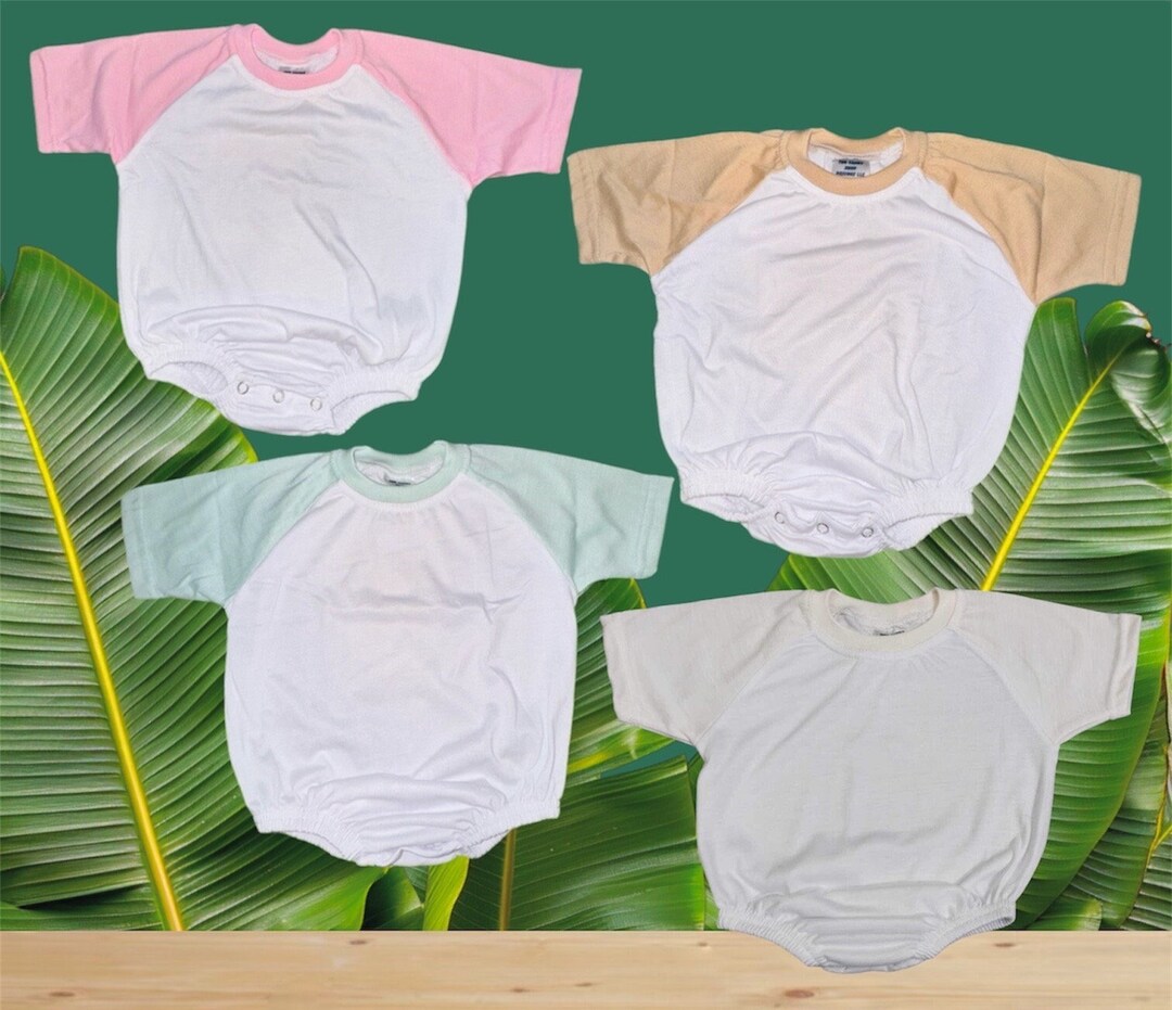 Baby Bodysuit Bubble Romper Tshirt One Piece Sublimation 100% Polyester ...