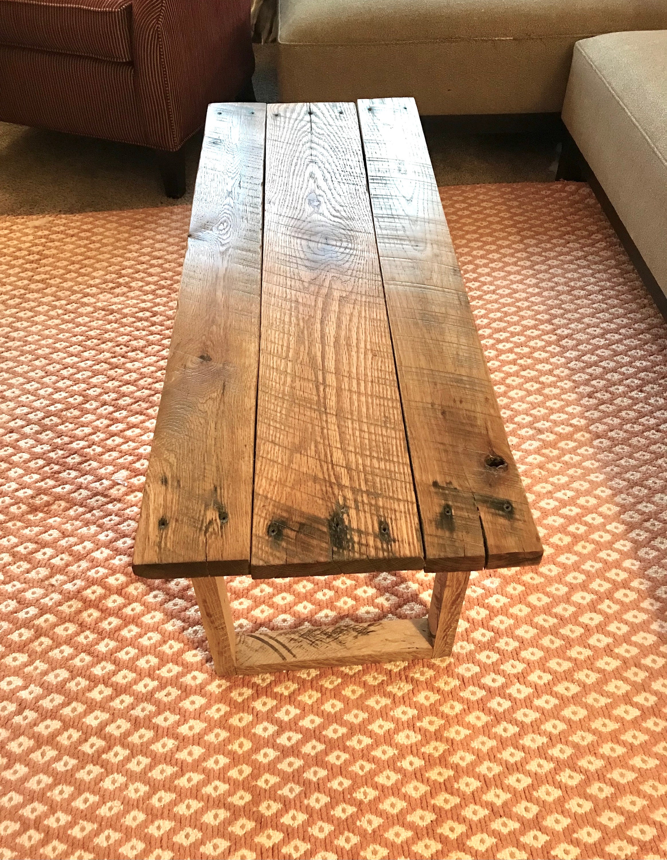 Reclaimed Wood Coffee Table Rustic Coffee Table Cabin Coffee Table ...