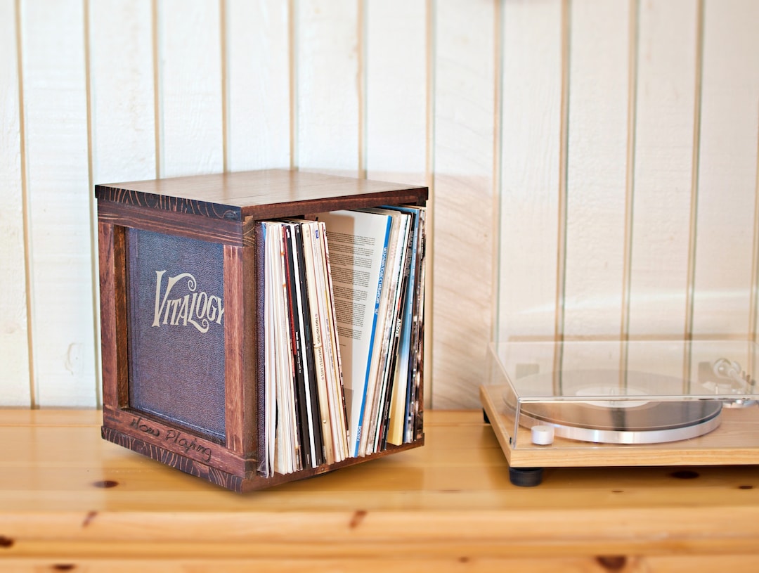 Rotating Vinyl Record Holder. Display or Stand for Vinyl Records - Etsy