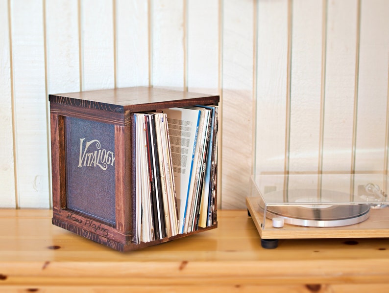 Rotating Vinyl Record Holder. Display or Stand for Vinyl Records - Etsy