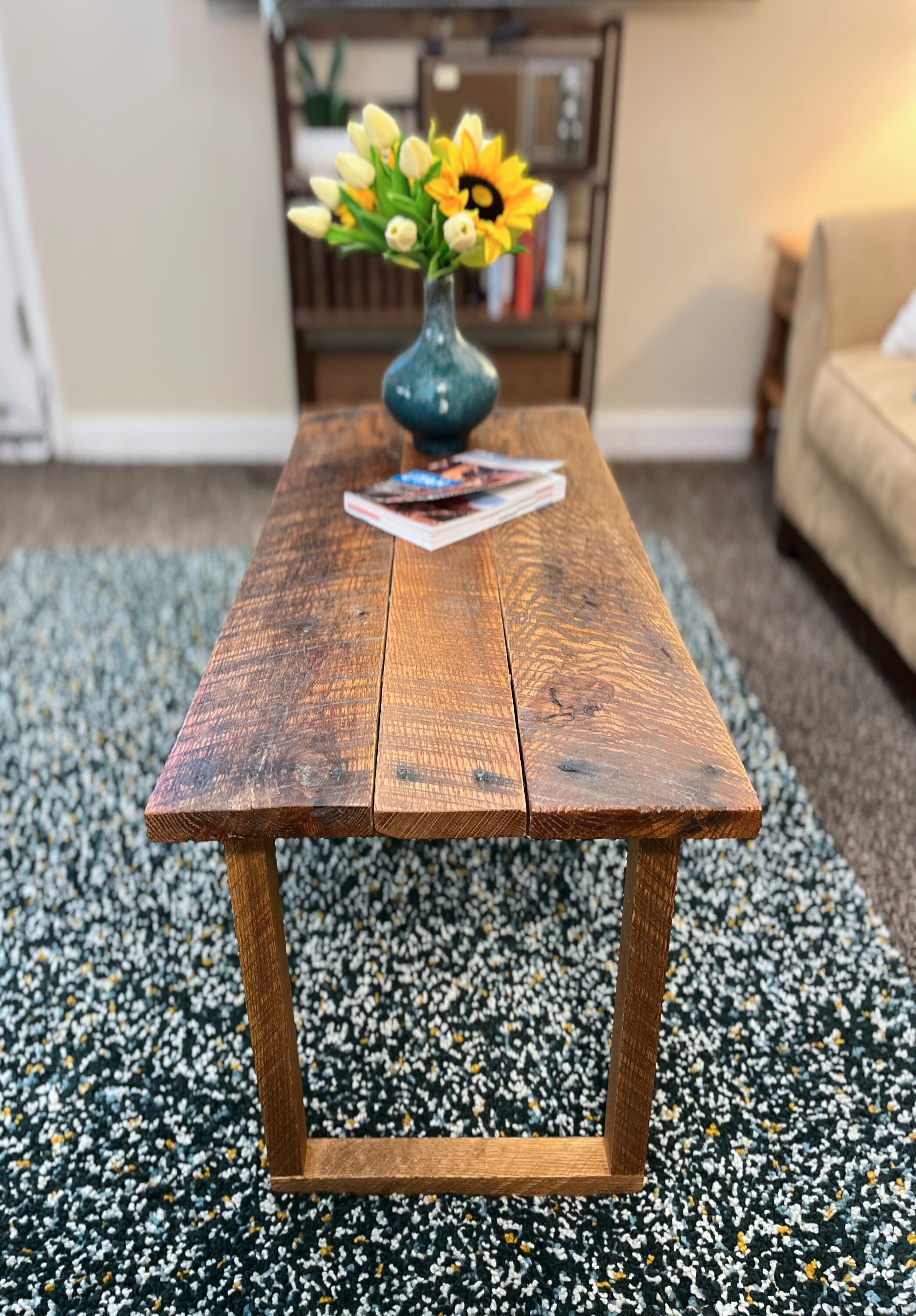 Reclaimed Wood Coffee Table - Rustic Coffee Table - Cabin Coffee Table ...