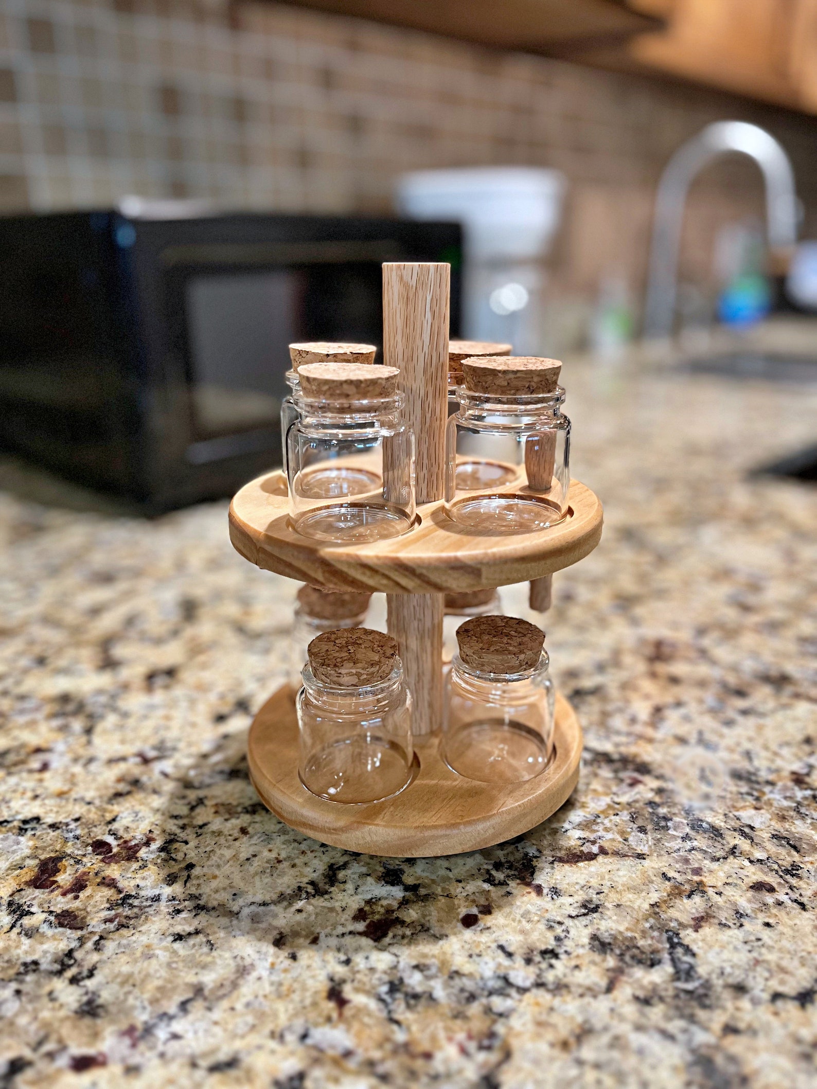 Spice Rack Carousel - Countertop Spice Rack - Spice Rack Organizer - Etsy