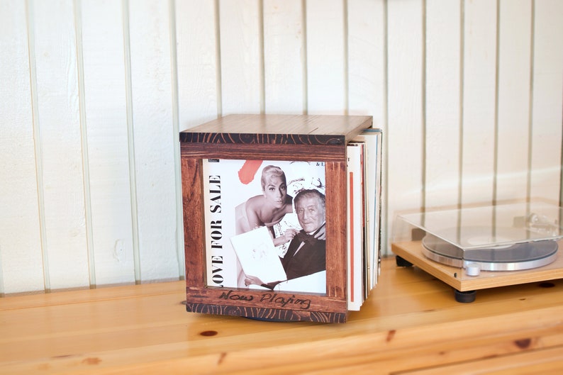 Rotating Vinyl Record Holder. Display or Stand for Vinyl Records - Etsy
