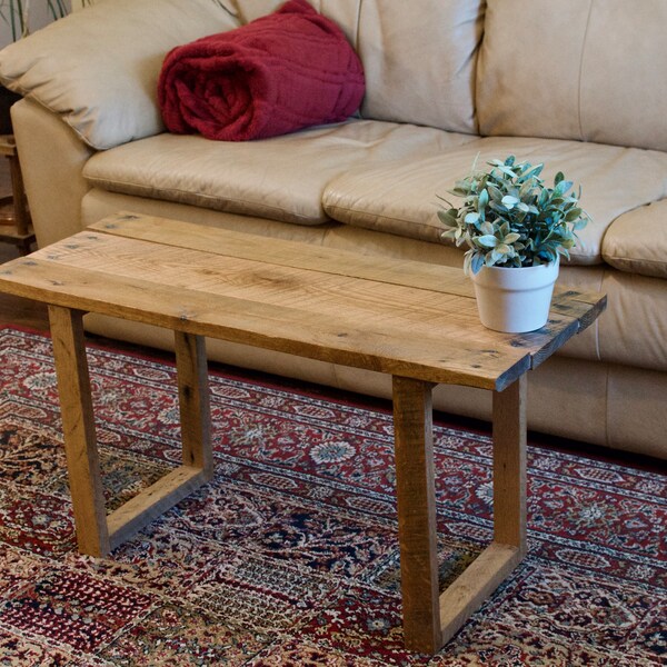 Reclaimed Wood Coffee Table - Etsy