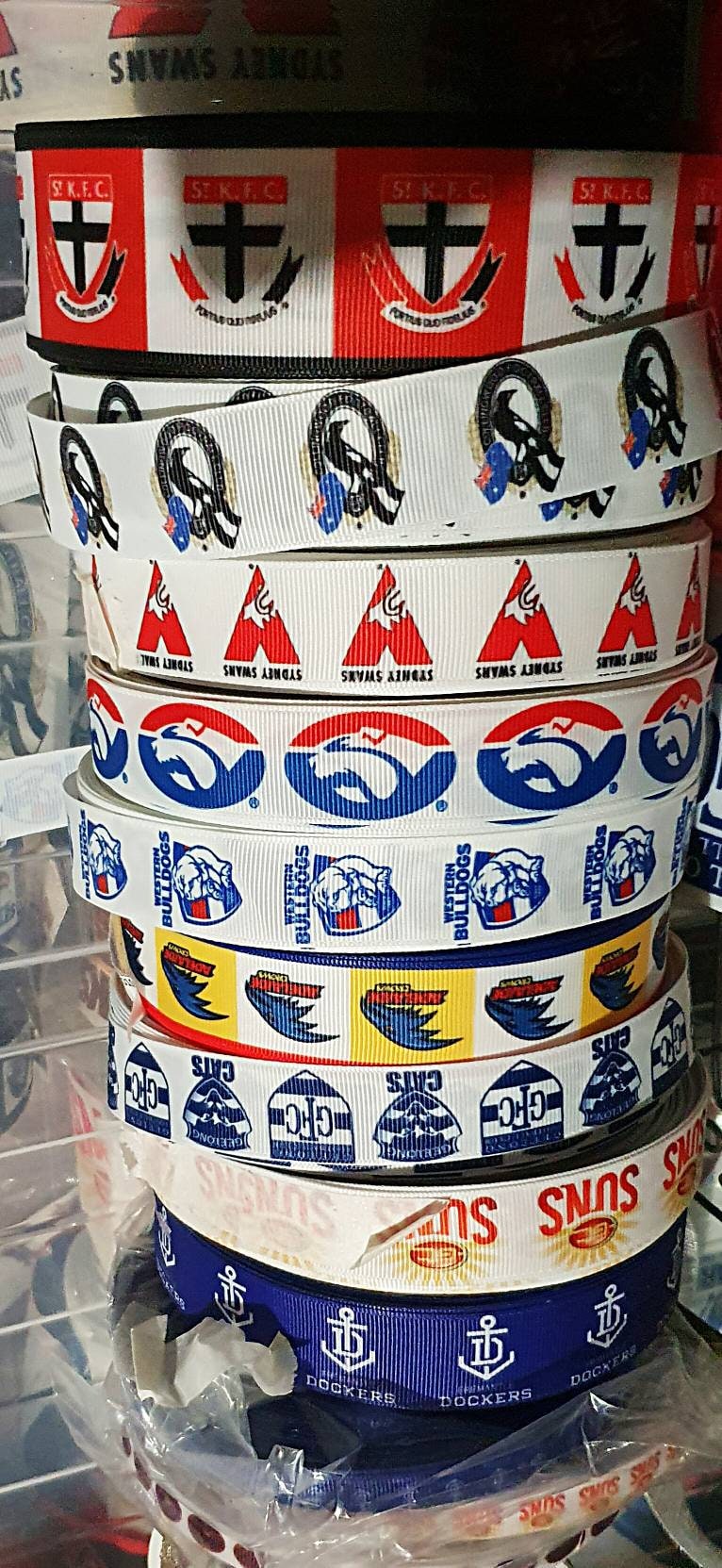 AFL Ribbon Ribbongrosgrain Ribbon 3 Sizes - Etsy Australia