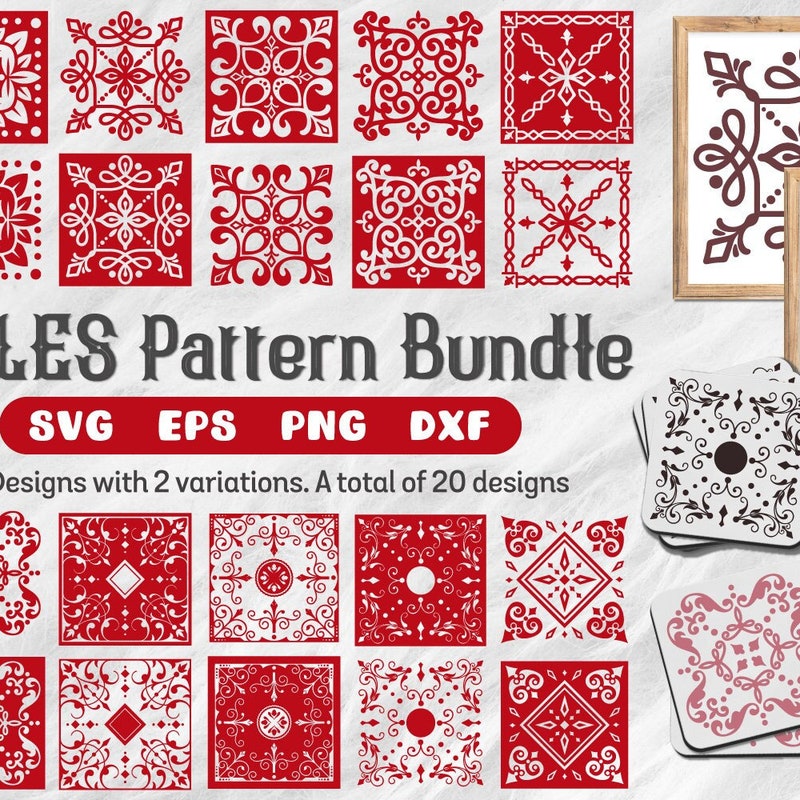 Mosaic Tile Svg - Etsy