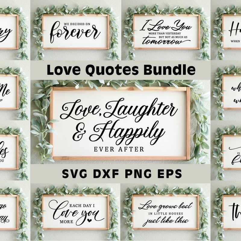 Romantic Quotes Wall Decor - Etsy