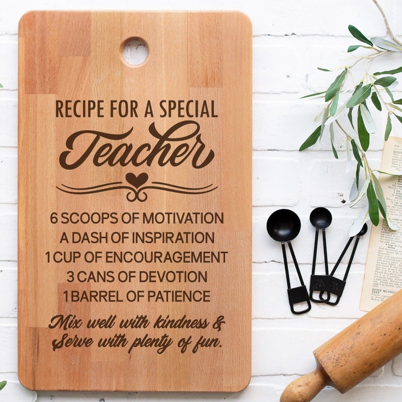 Recipe for the Best Teacher - Etsy
