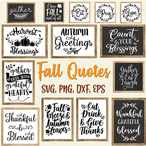 Fall Saying Svg - Etsy