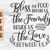 Bless the Food SVG | Christian Kitchen Sign | Prayer Before Meal SVG ...