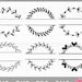 Split Wreath Svg, Floral Frame Svg, Split Monogram Frame Svg Bundle ...