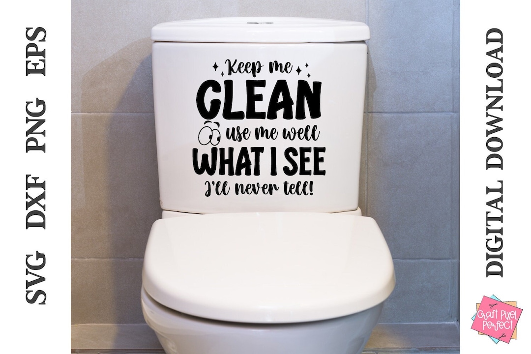 Bathroom Sign Svg, Funny Toilet Lid Svg, Restroom Quote Svg, WC Sign ...