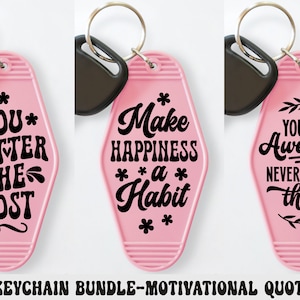 Motel Keychain Svg, Motivational Keychain Svg, Hotel Keychain Svg ...