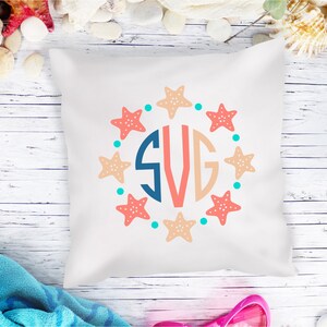 Sea Monogram Svg, Sea Shell Monogram Bundle, Monogram Bundle Svg ...