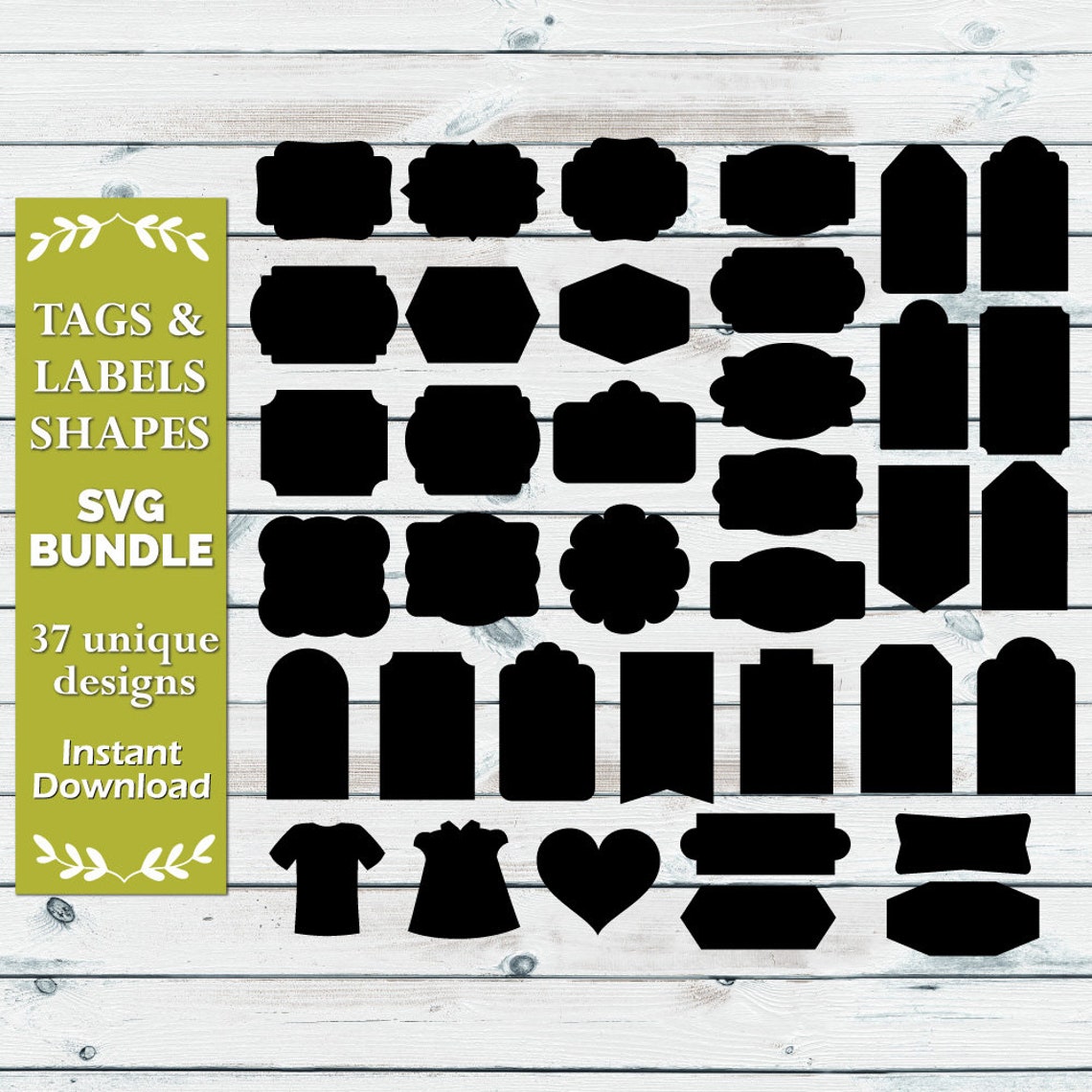 Tags Bundle Svg Shapes Bundle Svg Tags Svg Shipping Tags - Etsy