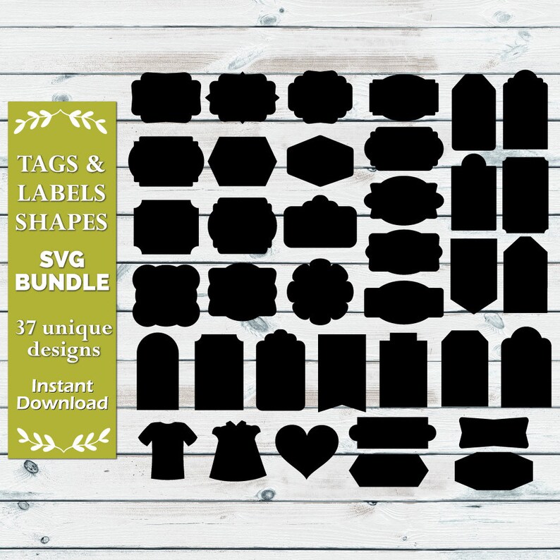 Tags Bundle Svg Shapes Bundle Svg Tags Svg Shipping Tags - Etsy