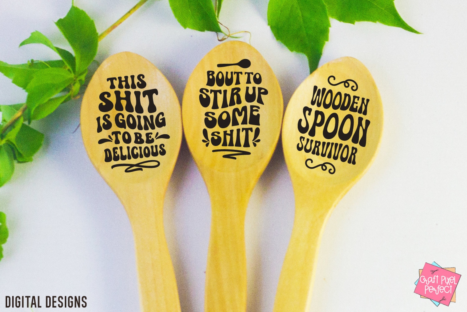 Wooden Spoon Svg, Spatula Svg, Funny Spoon Sayings, Kitchen Quotes Svg ...