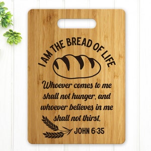 Scripture Cutting Board Svg, Religious Kitchen Quote, Dish Towel Svg, I ...