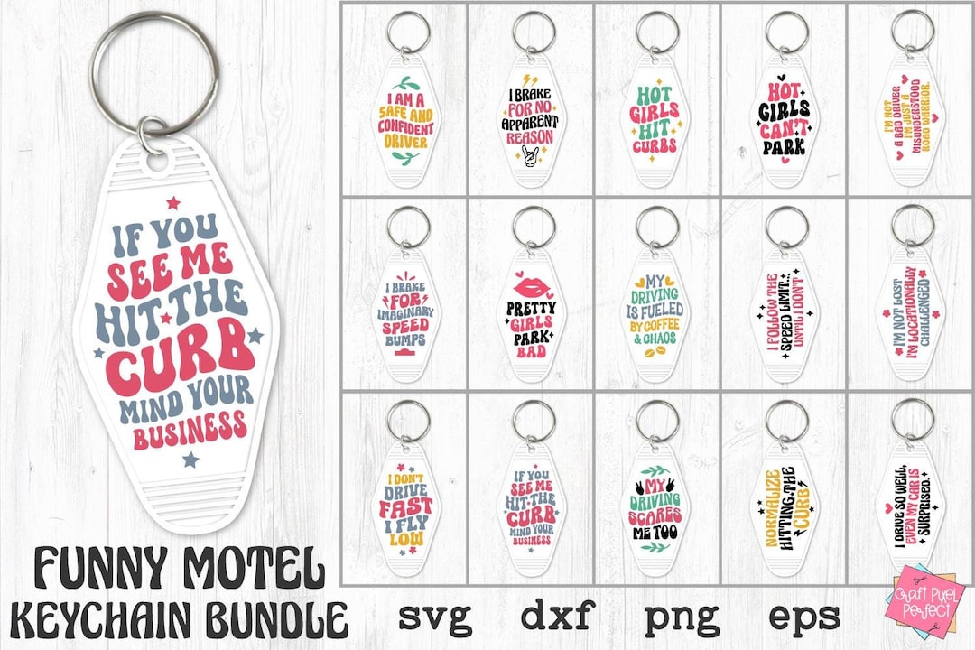 Funny Motel Keychain Svg, Hotel Keychain Svg, Retro Key Chain Svg ...