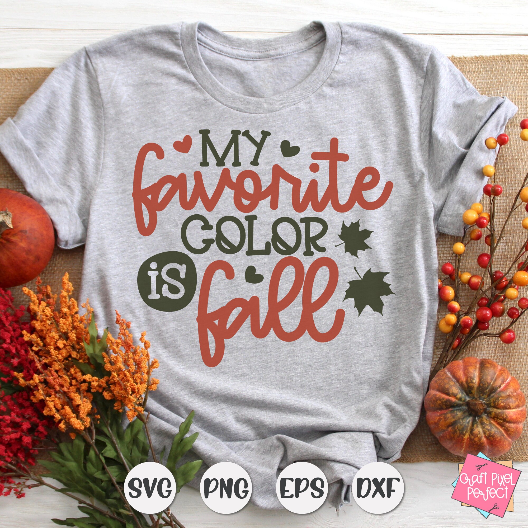 My Favorite Color is Fall Svg Fall Sayings Svg Thanksgiving - Etsy