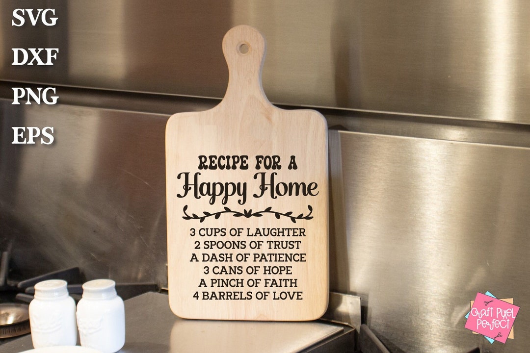Family Recipe Svg, Mini Cutting Board Svg, Wedding Svg, Recipe for A ...