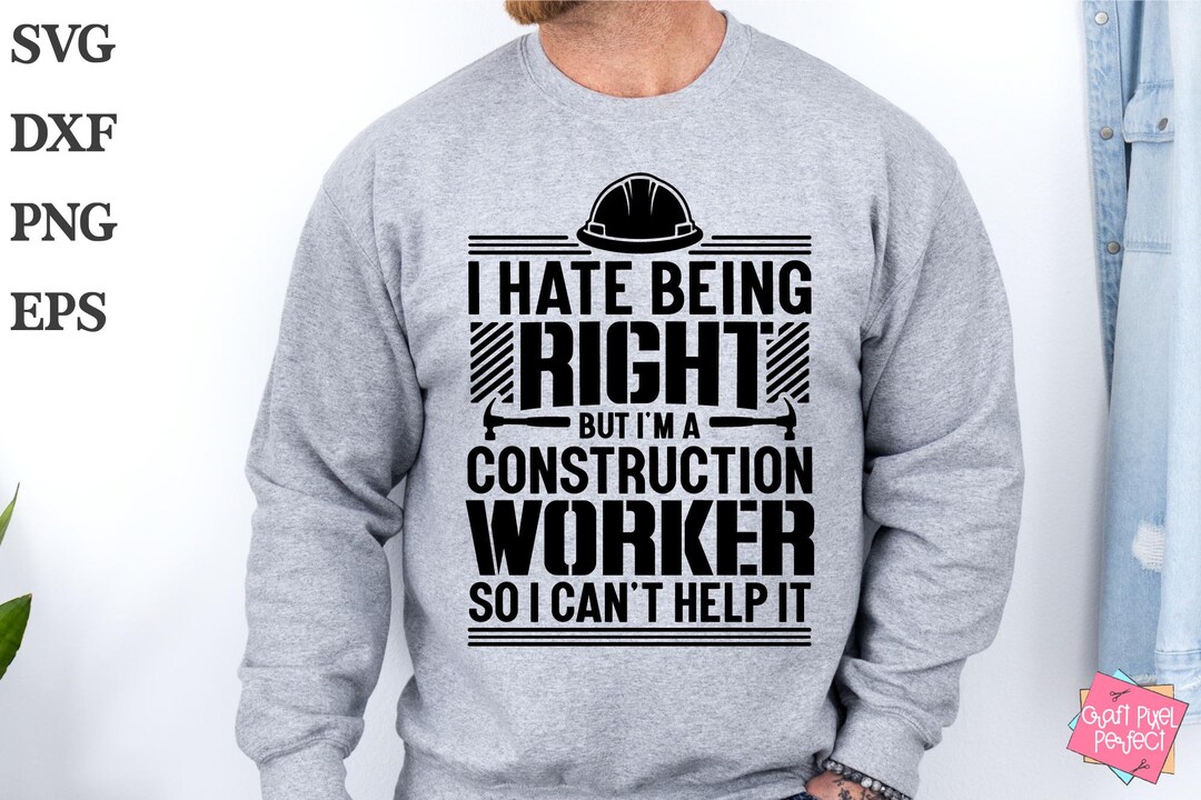 Construction Worker Shirt Svg, Blue Collar Man SVG, Line Worker Svg ...