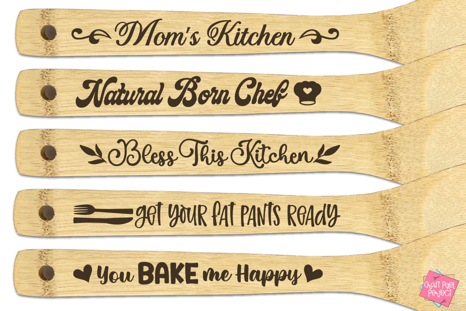 Wooden Spoon SVG, Funny Kitchen Quotes Svg, Spoon Handle Sayings Svg ...