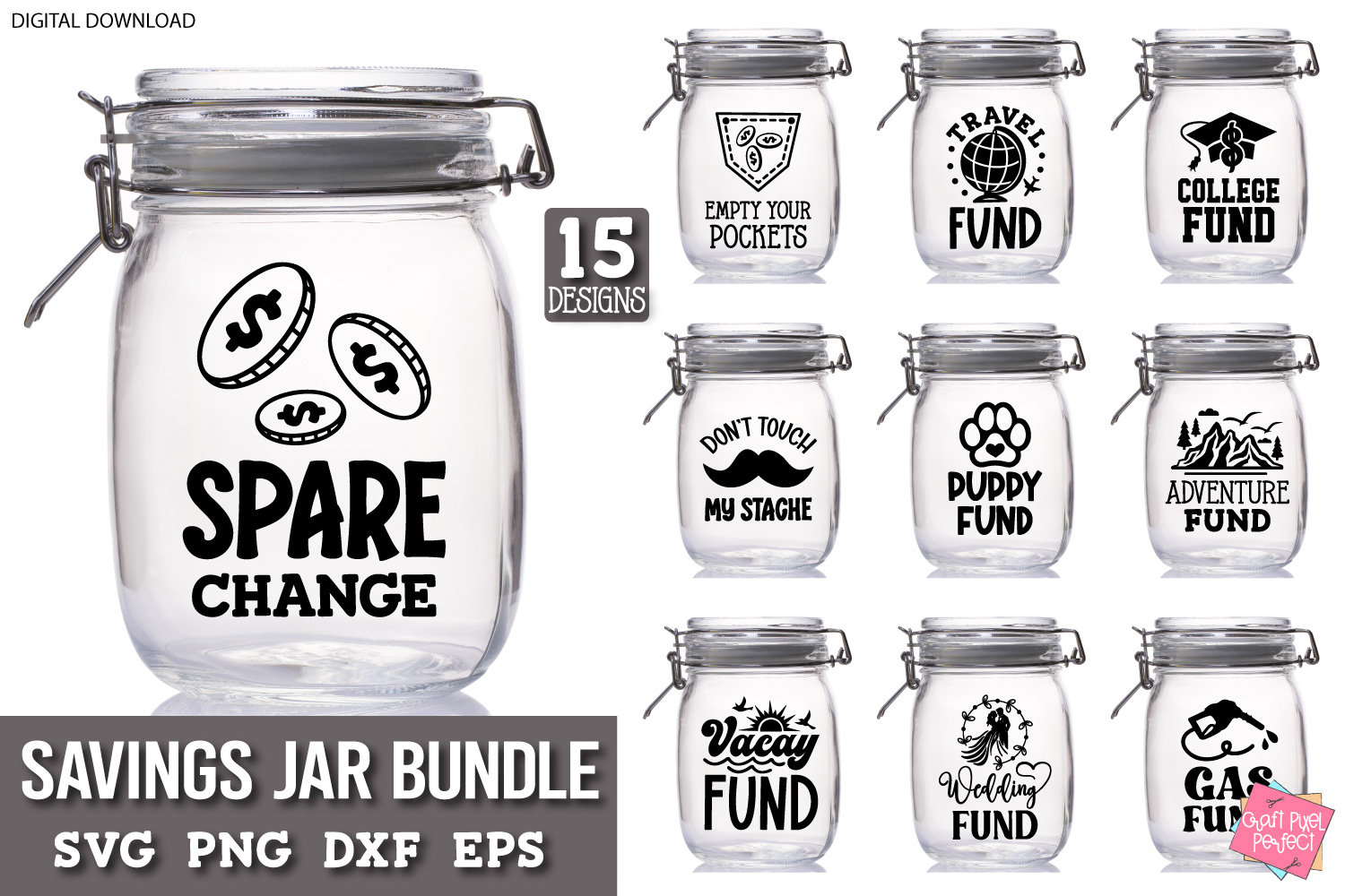 Savings Jar Svg, Coin Jar Svg, Savings Bank Svg, Piggy Bank Svg ...