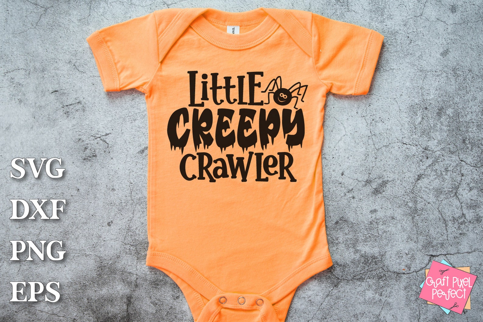 Little Creepy Crawler, Baby Ghoul Svg, Halloween Cut File, Trick or ...