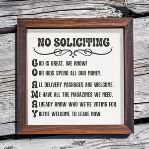 Funny No Soliciting Sign Svg, Front Door Sign Svg, Do Not Solicit Svg ...