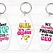 Retro Girl Boss Motel Keychain Svg Bundle, Women Empowerment ...