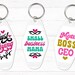 Retro Girl Boss Motel Keychain Svg Bundle, Women Empowerment ...