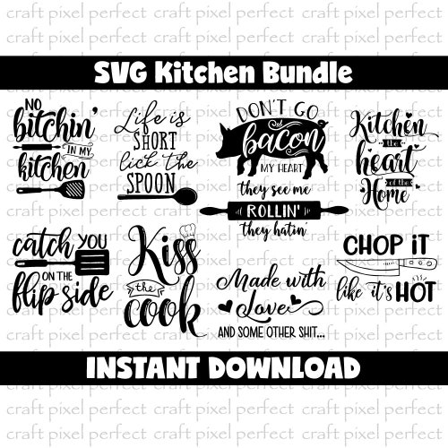 The Secret Ingredient is Always Love Kitchen Quote SVG Cut | Etsy