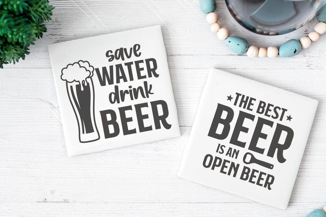 Coaster Svg Bundle Drink Coaster Svg Wine Saying Svg Beer - Etsy Australia