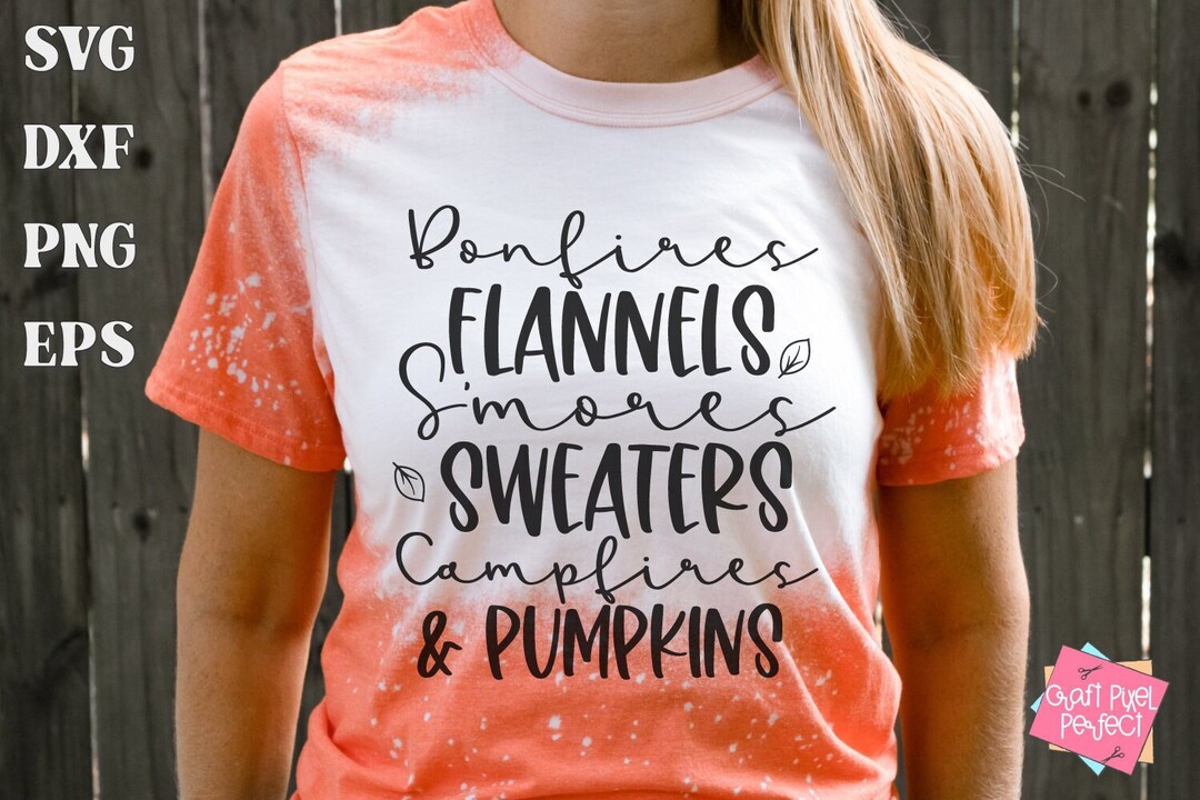 Bonfires Flannels S'mores Sweaters Campfires & Pumpkins, Fall Vibes ...